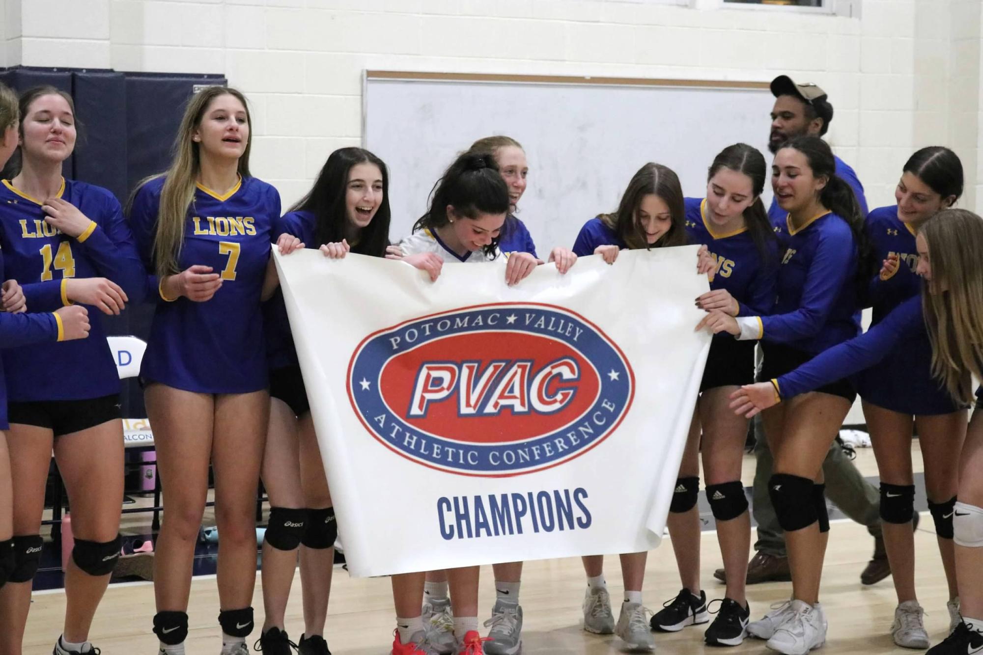 Girls varsity volleyball wins championship for the first time in three ...